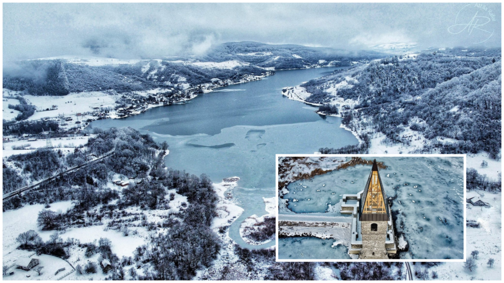 Elképesztő fotók készültek a havas Bözödi-tóról - Pontmaros